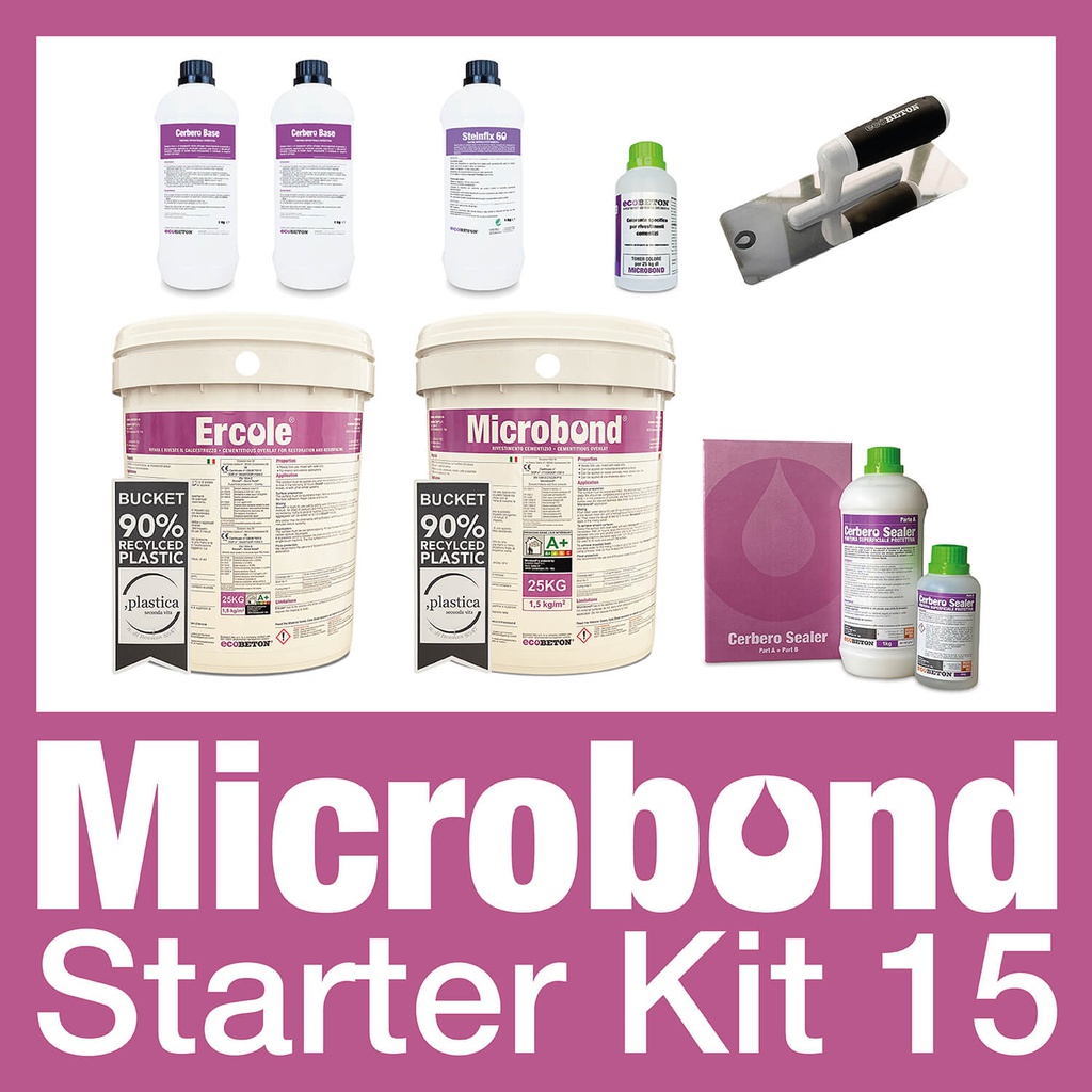 Microbond Starter Kit 15mq | Ecobeton